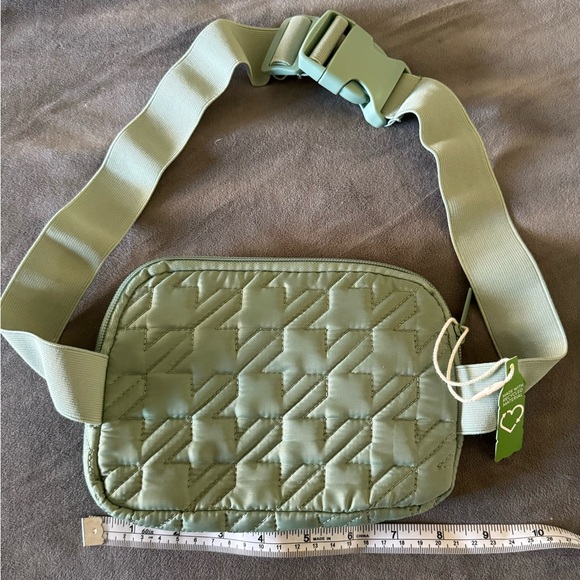 Bags | Green Cross Body Fanny Pack Target Never Used | Poshmark
